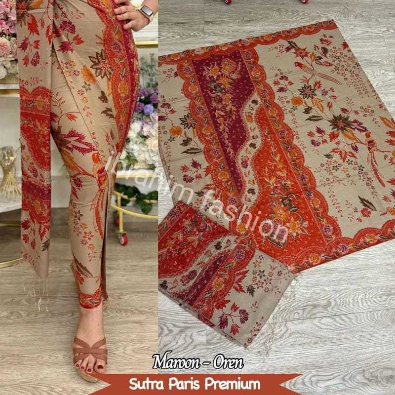 Jual KAMEN BALI SET SELENDANG ATBM MOTIF BATIK SOPAL | Shopee Indonesia
