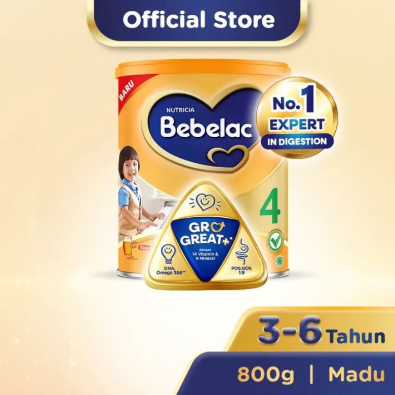 Jual Bebelac 4 (3-6) Tahun / Susu Formula Bayi 800gr | Shopee Indonesia