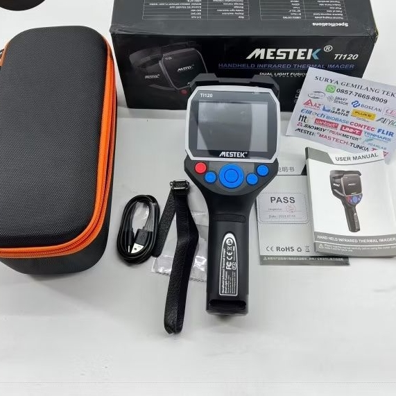 Jual Thermal Camera 3.5" Mestek TI120 Kamera Termal Infrared Ti-120 Imager | Shopee Indonesia