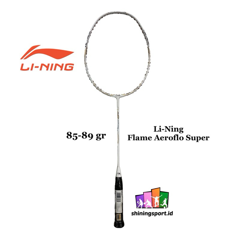 Jual Raket Badminton Li-Ning Flame Aeroflo Super (+ FREE SENAR LI-NING ...