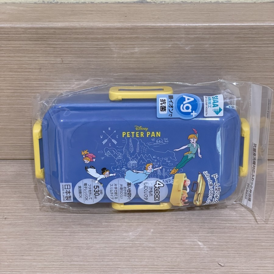 Jual SKATER Lunch Box ORIGINAL 530ml Disney Peter Pan 4 Lock Kotak Bekal Made in JAPAN | Shopee ...