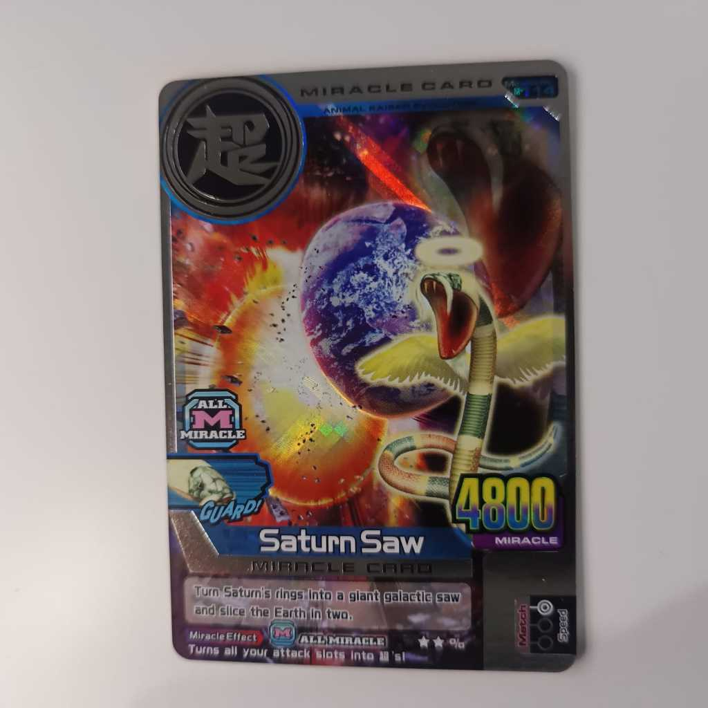 Jual Animal Kaiser Miracle Card Silver Rare Saturn Saw Evo 3 ORIGINAL | Shopee Indonesia