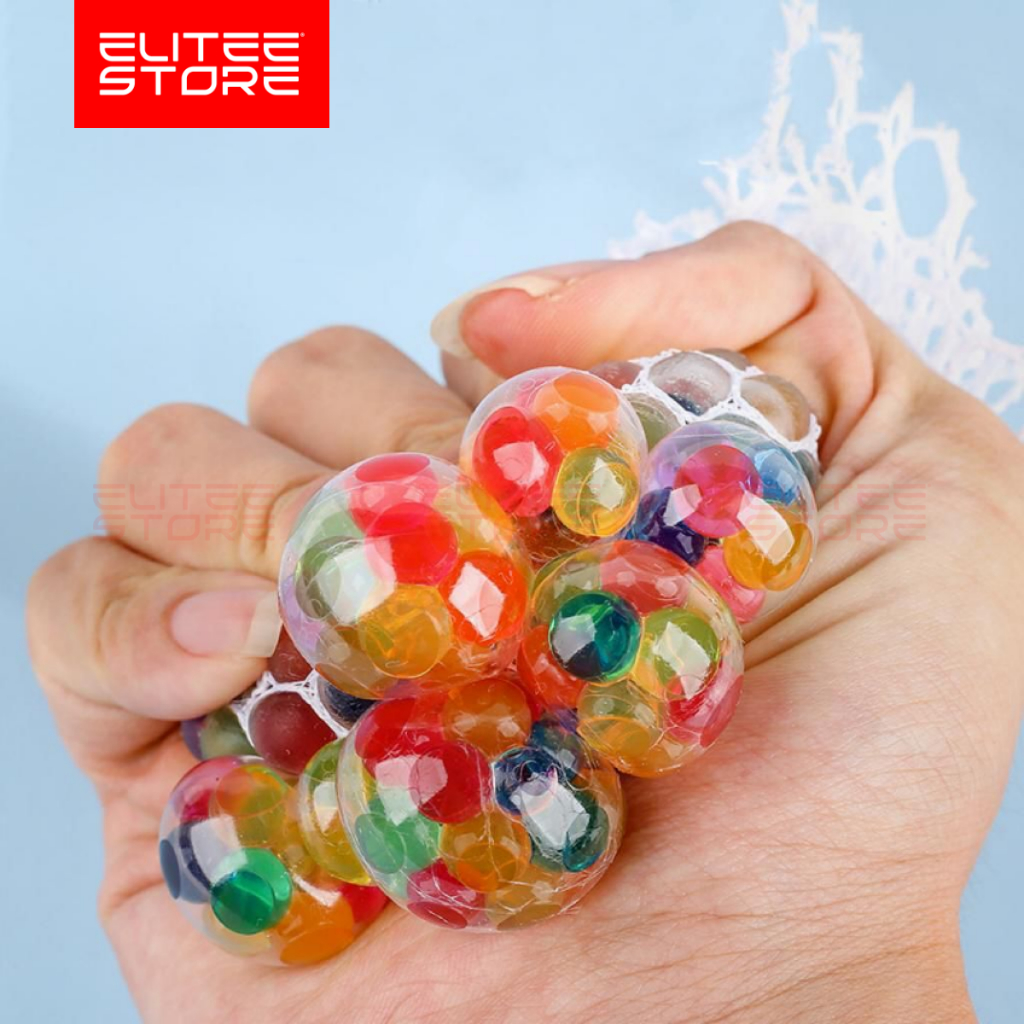 Jual [ COD ] Mainan Squishy Mesh Ball Anti Stress Bola Anggur Ukuran ...