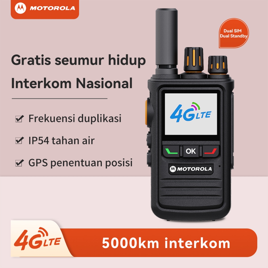 Jual SIM Card Gratis HT Motorola T280 Two Way Radio Dua Arah Portabel ...