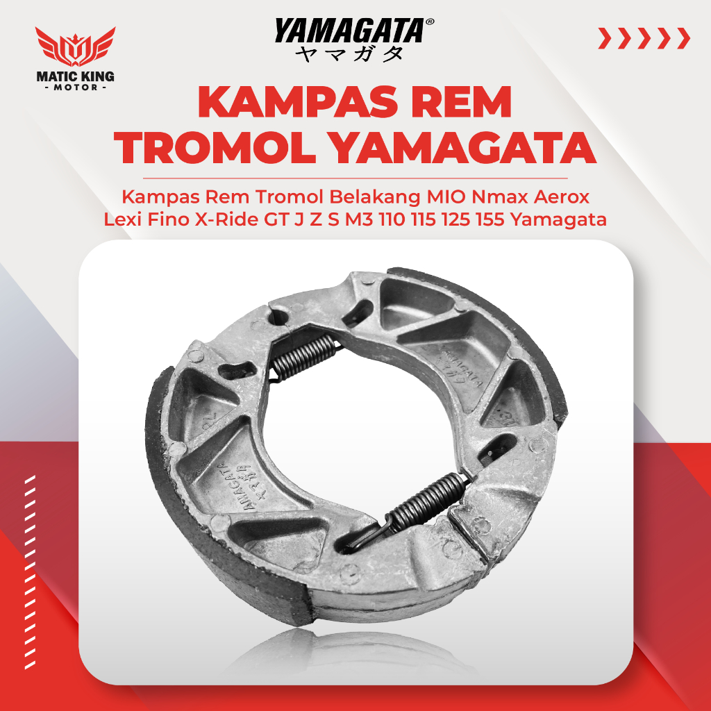 Jual Kampas rem tromol belakang Yamaha Mio Fino Aerox X Ride M3 Soul GT ...