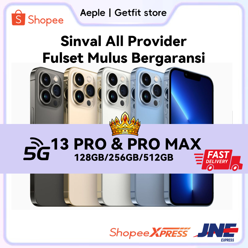 Jual （USED）13 PRO & 13 PRO MAX SECOND Bekas Handphone / 128GB - 256GB - 512GB / IP 13 PRO / IP ...