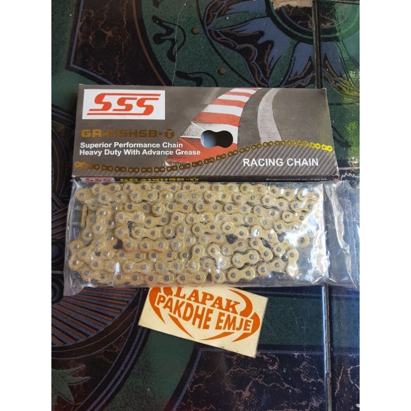 Jual RANTAI RANTE SSS 415 HSBT 110 130 120 L CHAIN ORIGINAL SSS GOLD EMAS | Shopee Indonesia