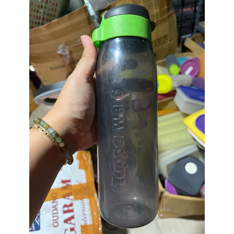 Jual Botol Kristal H2GO Extreme Tupperware Preloved/ Seken 750ml | Shopee Indonesia