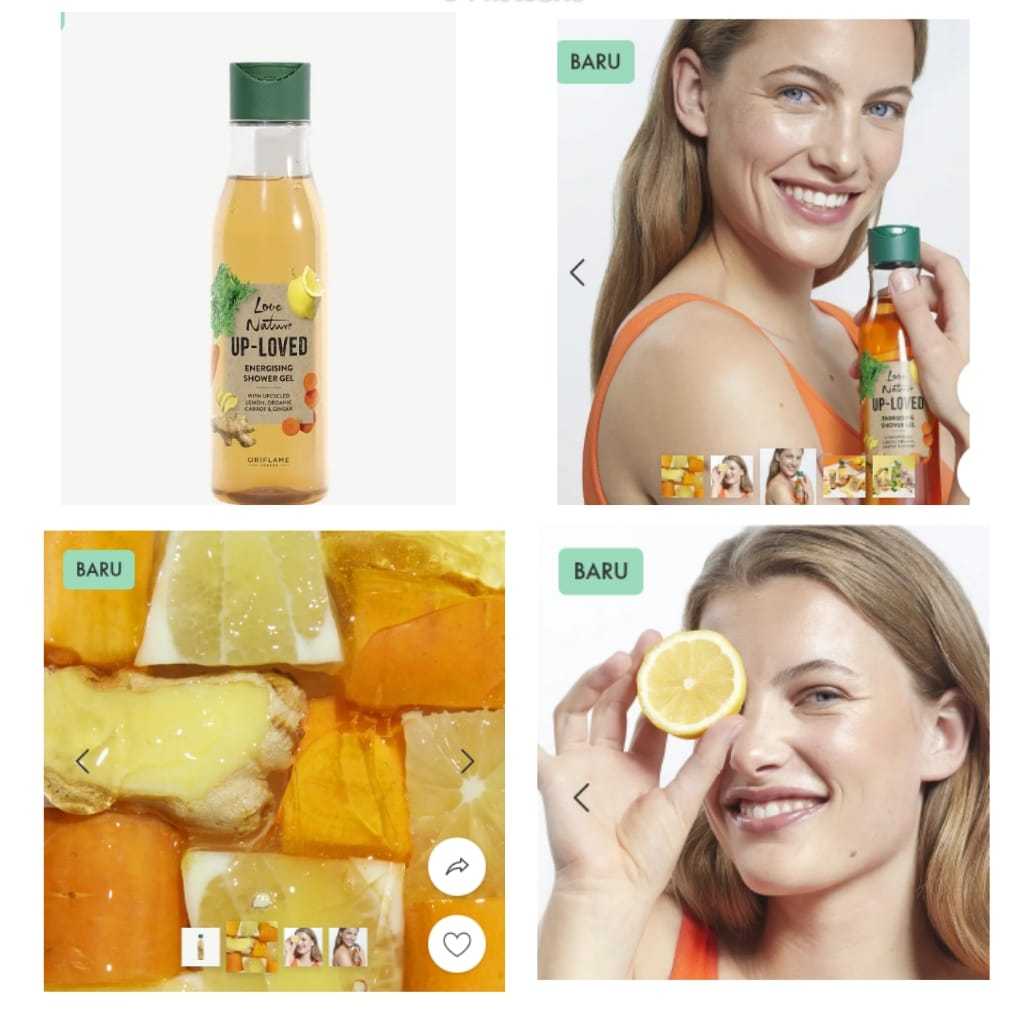 Jual 4 6 370 Up-Lov3d En3rgising Sh0wer Gel with Upcycled Lemon ...