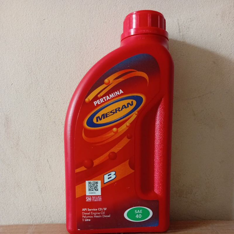 Jual Oli Pertamina Mesran B 1liter oli mesin mesran B 1liter oli motor ...