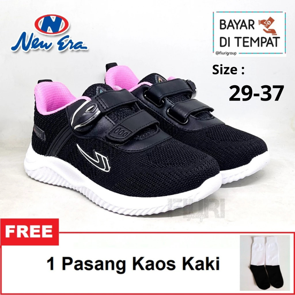 Jual FIURI - NEW ERA ORIGINAL - MATILDA MARTA V 29-37 HITAM PINK ...