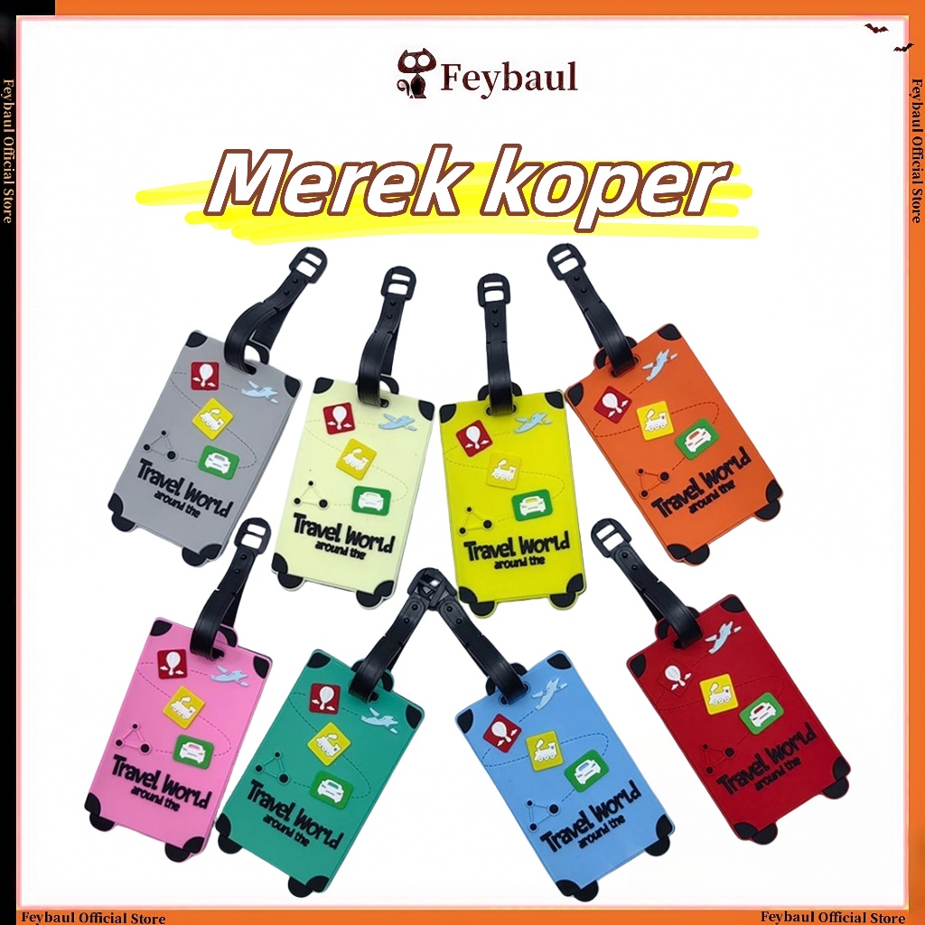 Jual Koper Kait Nama Tag Bagasi Stiker Koper C010 | Shopee Indonesia