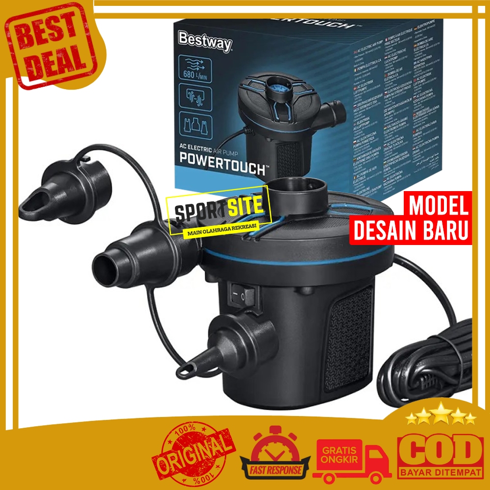 Jual Bestway Power Touch AC Electric Air Pump Pompa Listrik Elektrik Pompa Angin Kasur Kolam ...