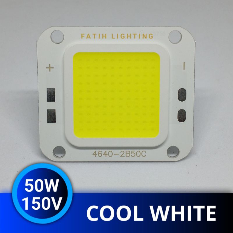 Jual Sparepart Lampu Sorot LED 50 Watt 150 Volt DC Tipe 2B50C Cool White/Putih | Shopee Indonesia