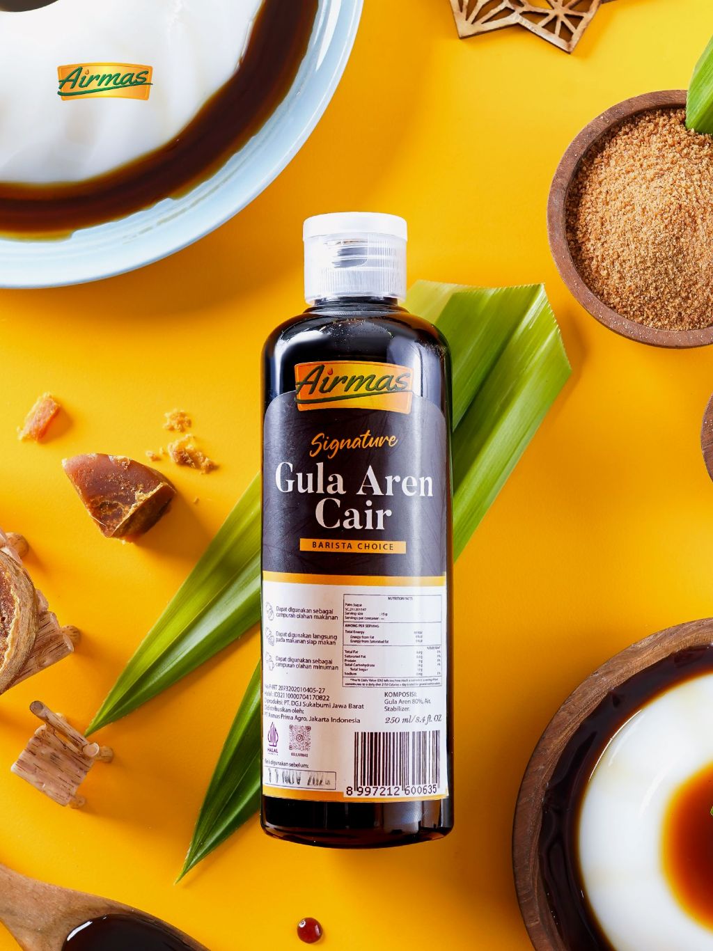 Jual Airmas - Gula Aren Cair Liquid Palm Sugar Premium 250ml | Shopee ...
