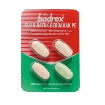 Jual Bodrex Flu dan Batuk Berdahak 4kaplet | Shopee Indonesia