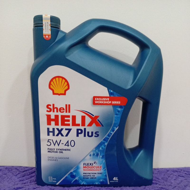 Jual PELUMAS OLI SHELL HELIX HX7 4L OLI SHEL HELIX HX7 4 LITER GALON ...
