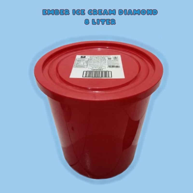 Jual Ember Ice Cream 8 Liter | Shopee Indonesia