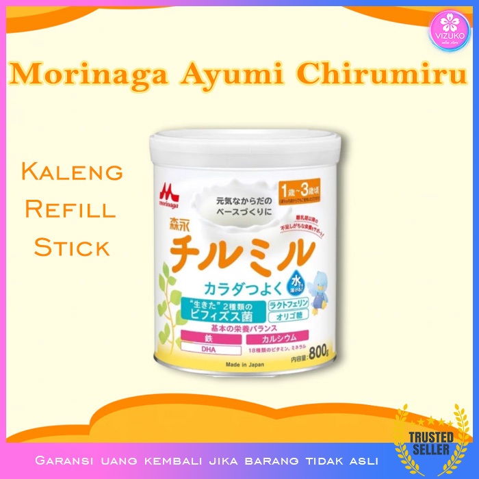Jual Morinaga Ayumi Chirumiri Kaleng Refill Stick Susu Formula Jepang ...