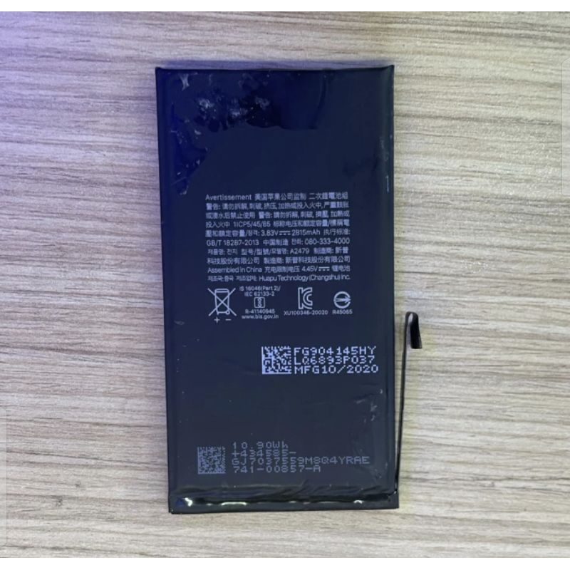 Jual Batre / baterai iPhone 12 Pro original copotan 100% | Shopee Indonesia