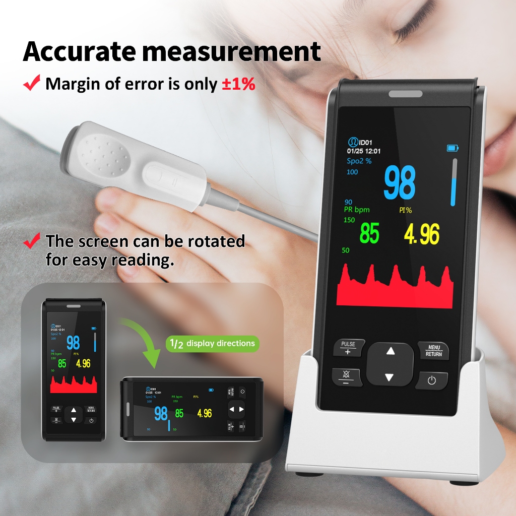 Jual HealthTree Handheld Pulse Oximeter Alat Ukur Saturasi Oksigen ...