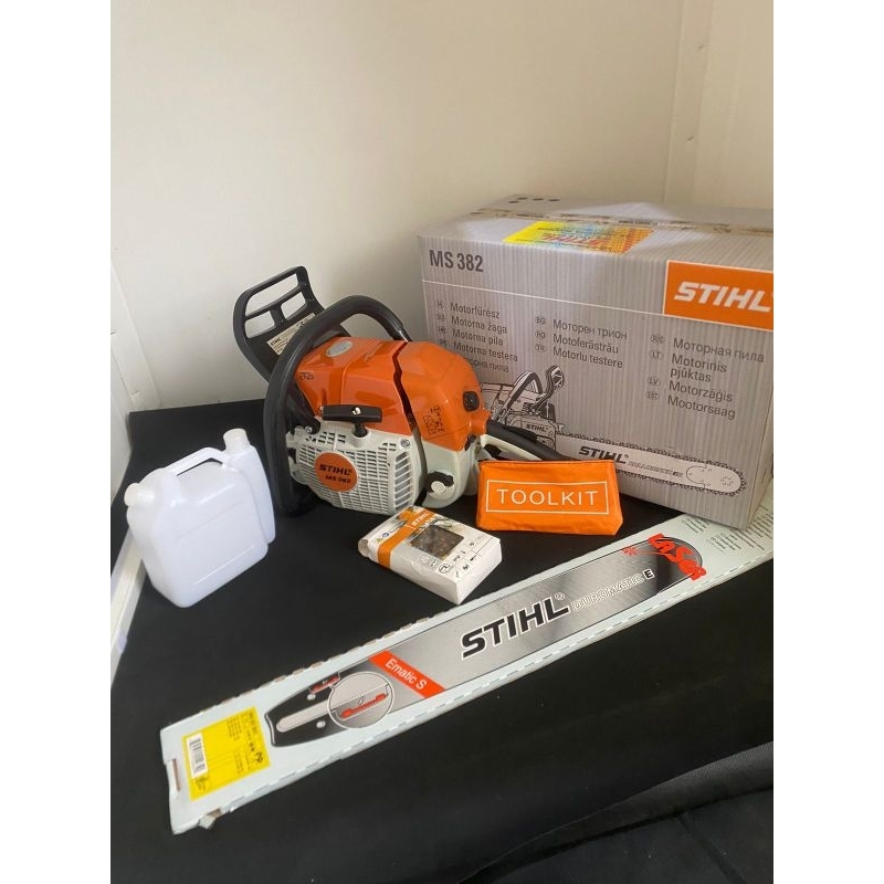 Jual mesin gergaji kayu 070 chainsaw assy(bar dan rantai) lengkap original stihl | Shopee Indonesia