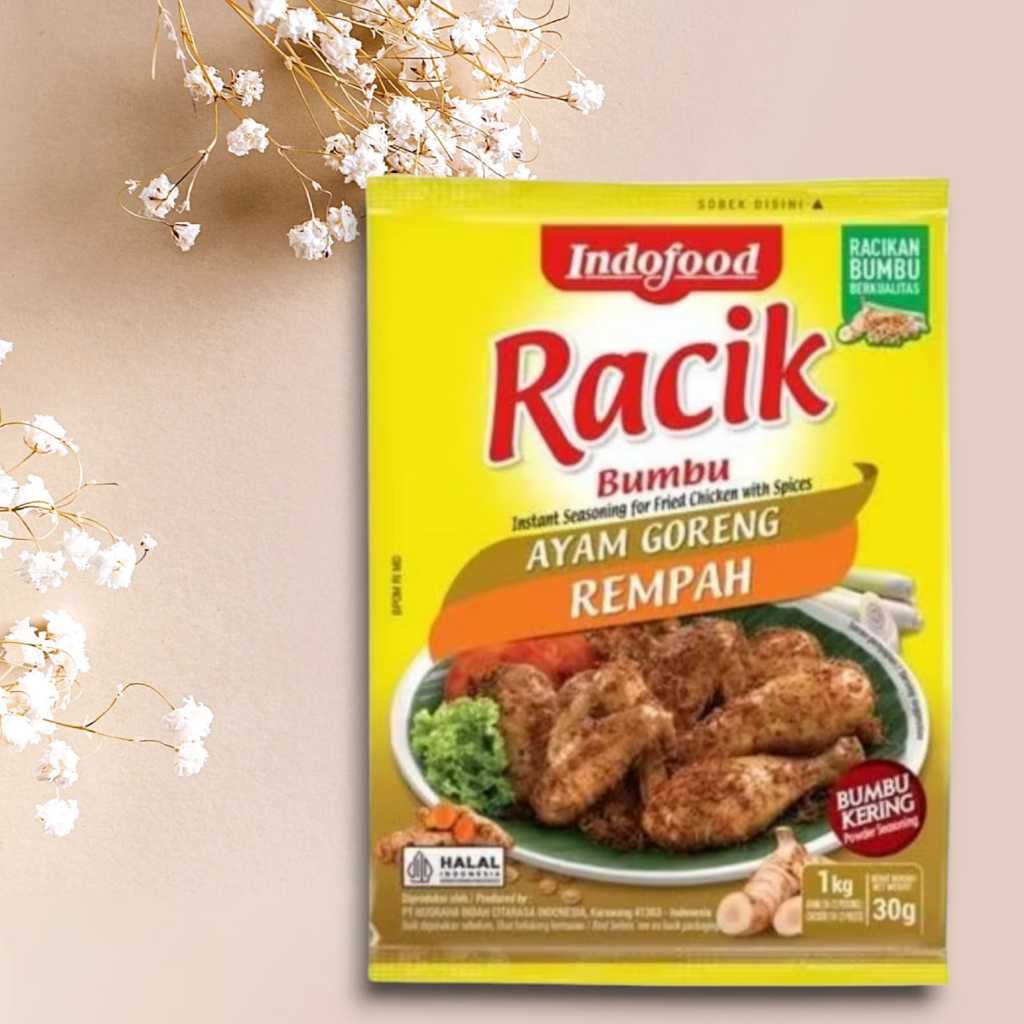 Jual Bumbu Racik Instan Indofood Masakan Ayam Goreng Rempah Halal 30gr ...