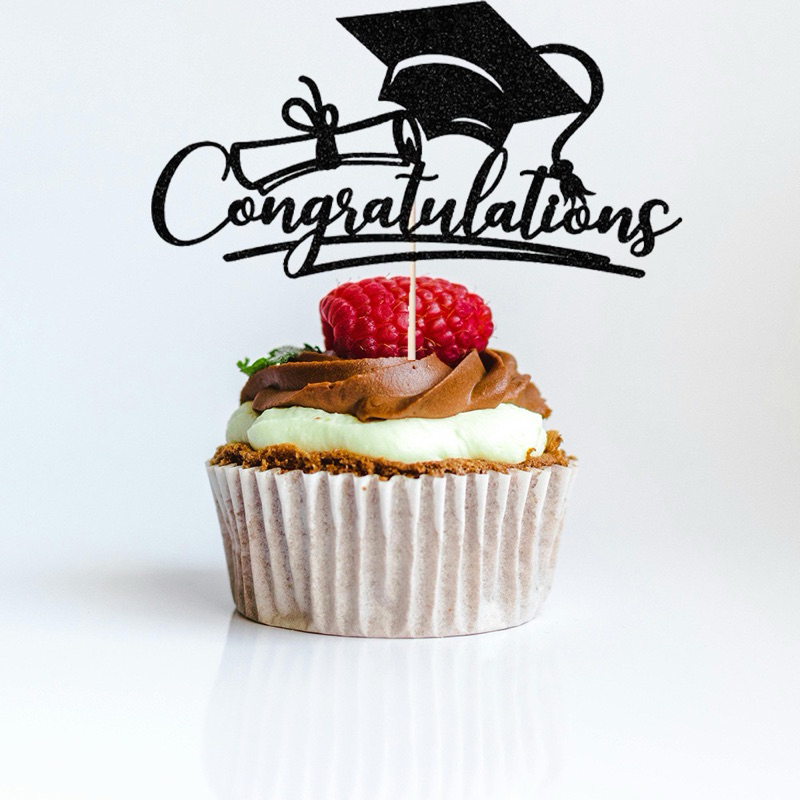 Jual Topper Happy Congratulations / Topper Wisuda /Acrylic Cake Topper ...