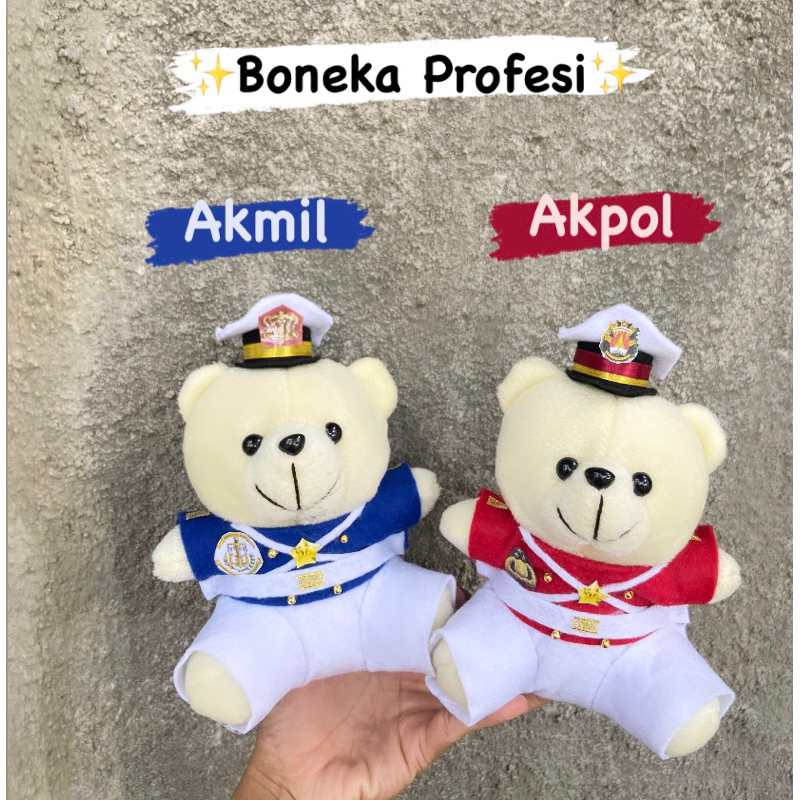 Jual Boneka Profesi Taruna AKMIL AKPOL Akademi militer polisi 15cm ...