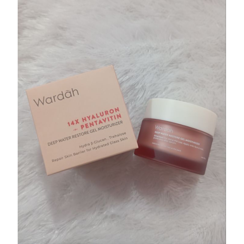 Jual Wardah 14x Hyaluron + Pentavitin Deep Water Restore Gel ...