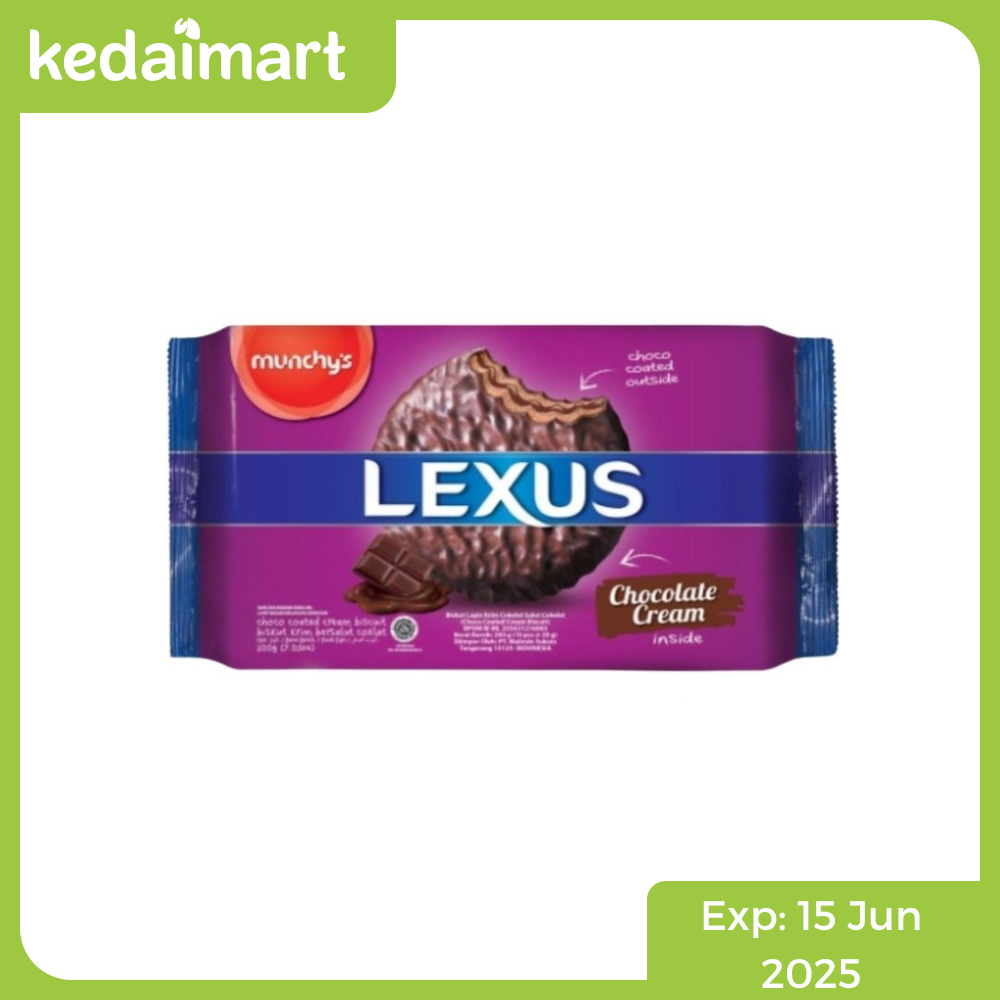 Jual Lexus Biskuit Coated Choco 200 Gram | Shopee Indonesia