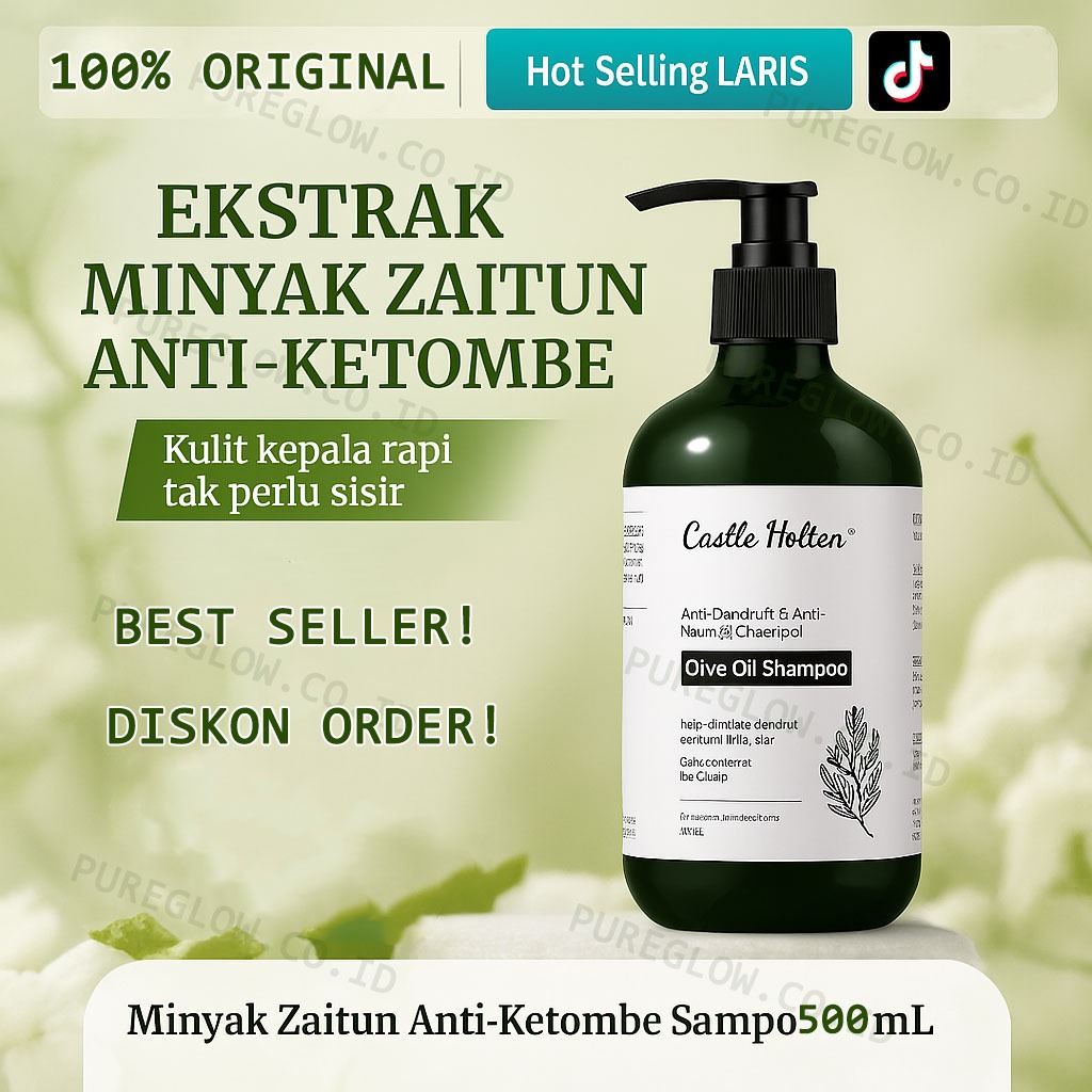 Jual 【Cantik Hutan】Sampo Anti Ketombe Berkerak Dan Anti Rontok 500ml 100% Original Olive Oil ...