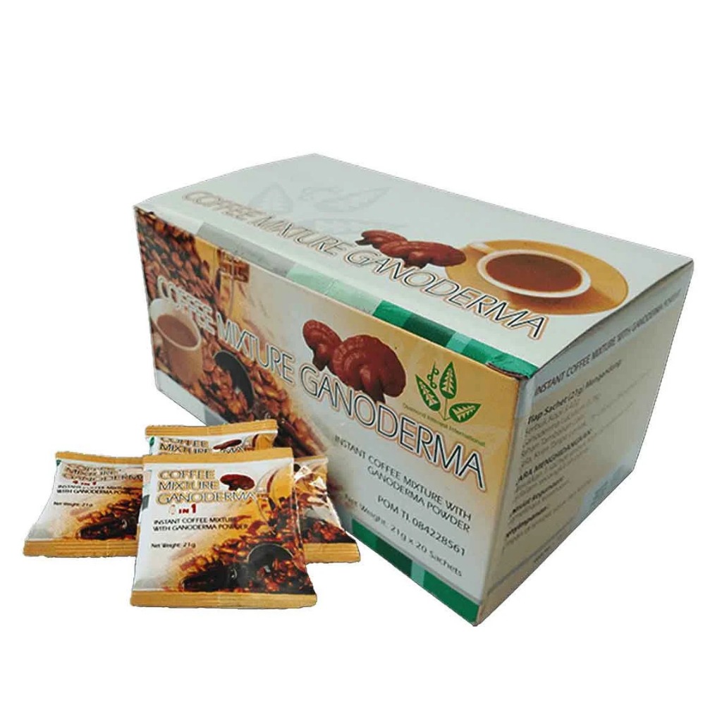 Jual Kopi GANODERMA 4 in 1 Diamond Interest isi 20 Sachet Original ...