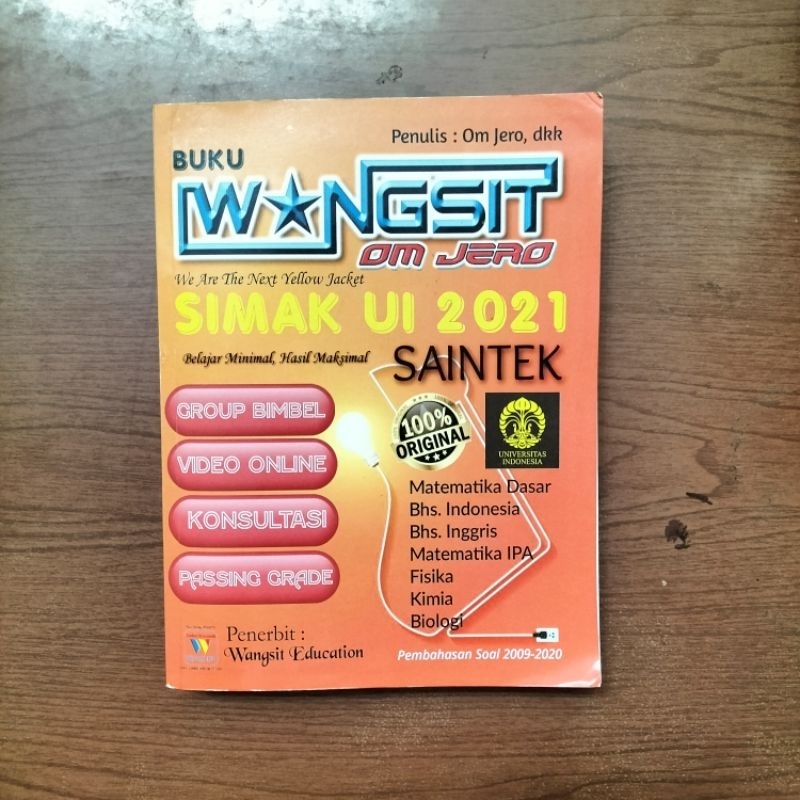 Jual [BEKAS] WANGSIT SIMAK UI 2021 SAINTEK | Shopee Indonesia
