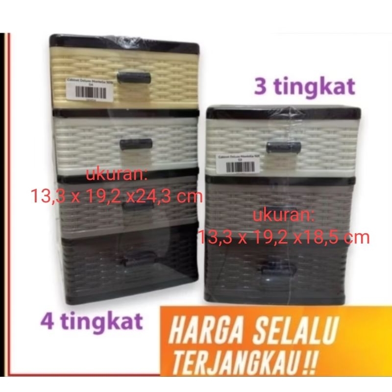 Jual HAWAII LACI MINI 3 TINGKAT DAN 4 TINGKAT (BUKAN LACI LEMARI BAJU ...