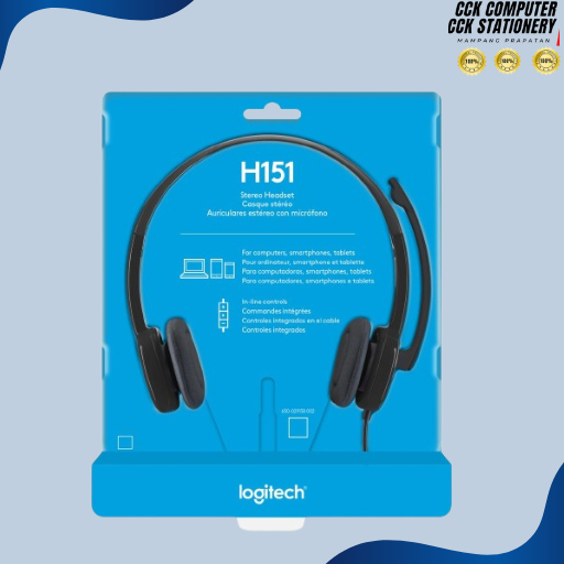 Jual Headset logitech H151 original | Shopee Indonesia