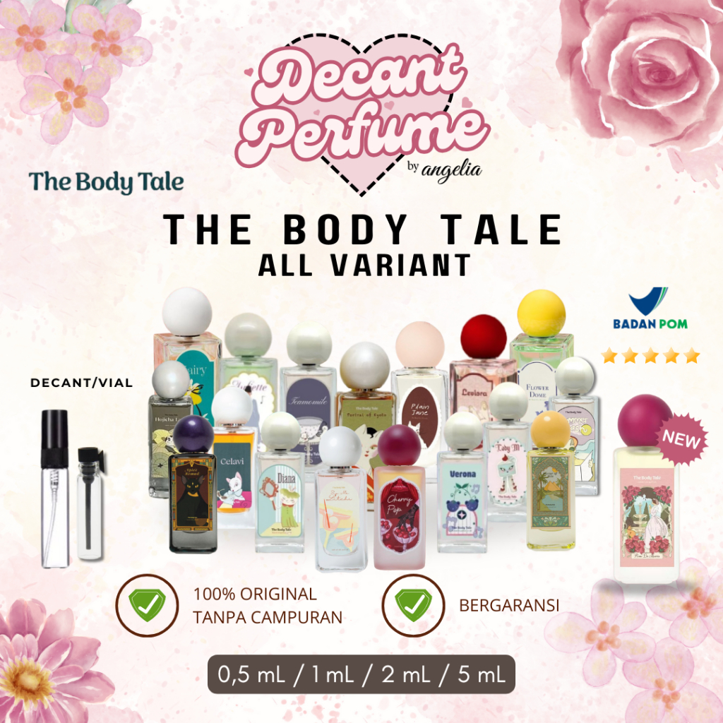 Jual [ DECANT/SHARE ] THE BODY TALE Extrait de Parfum | Size 0,5mL, 1mL ...
