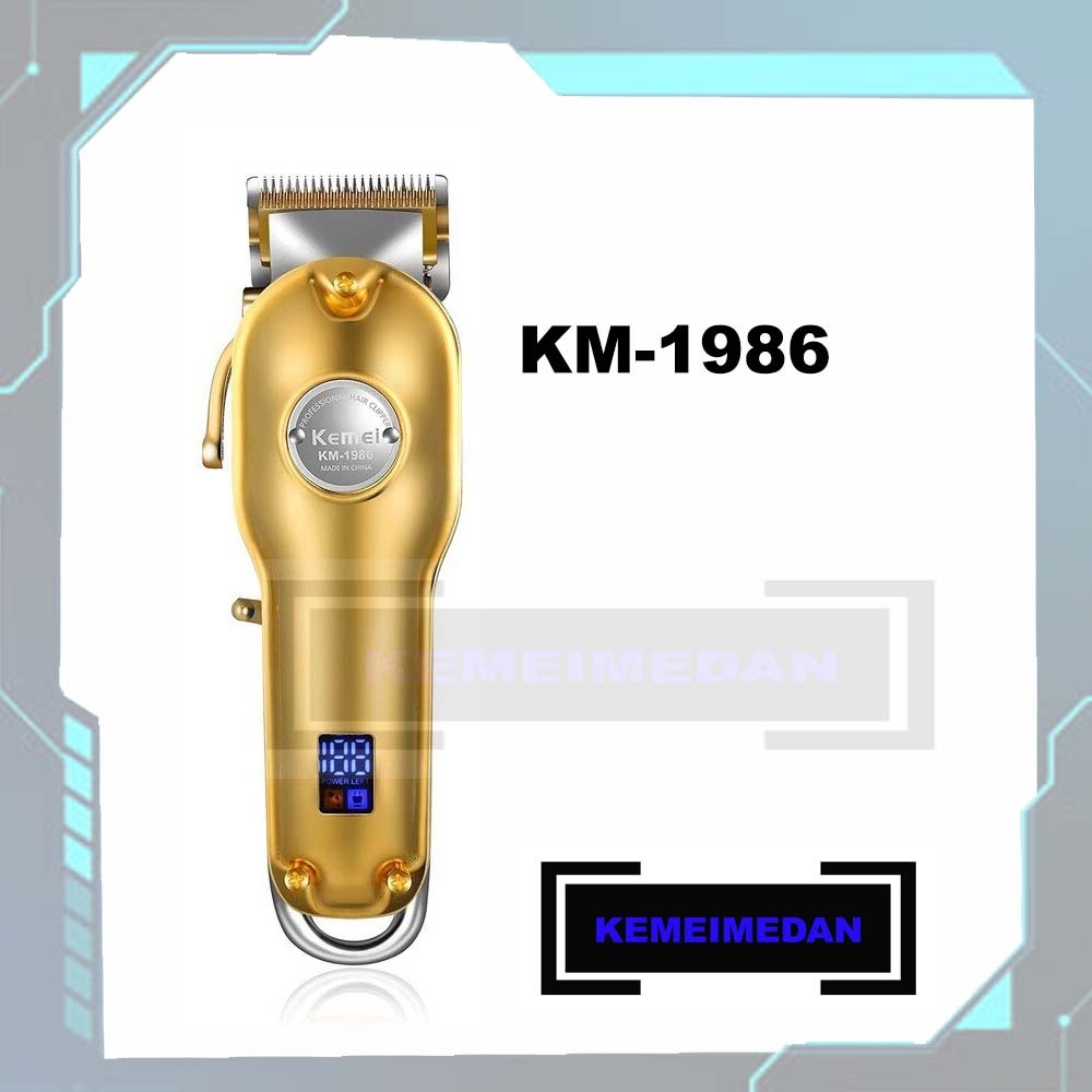 Jual Kemei KM-1986 Alat Cukur Rambut Elektrik Profesional / Hair Clipper Electrik Berkualitas ...