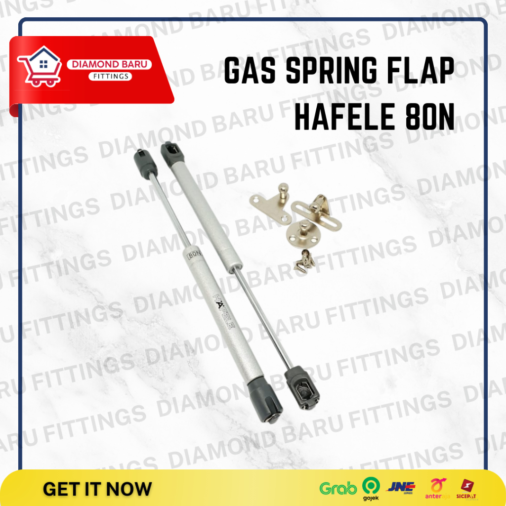 Jual Gas Spring Flap Hafele/ Engsel Hidrolik Pegas/ Penutup Otomatis ...