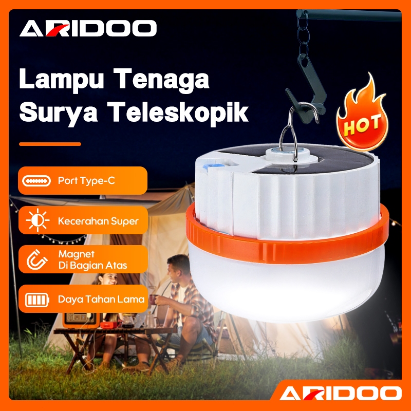 Jual COD Lampu Emergency Gantung Camping LED 400W & 300W Lamp Lampu Darurat Lampu Taman Lampu ...