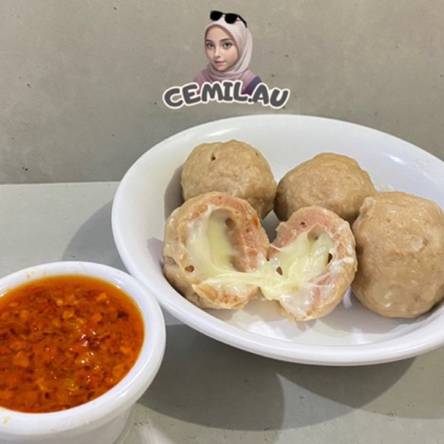 Jual Ba-cheese isi 4 bakso free sambel taichan || bakso keju mozarella ...