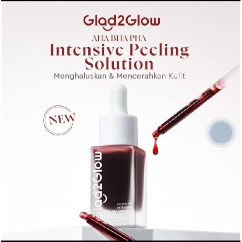 Jual Glad 2 Glow Intensive Peeling Solution Serum 15ml (1-2x pakai ...