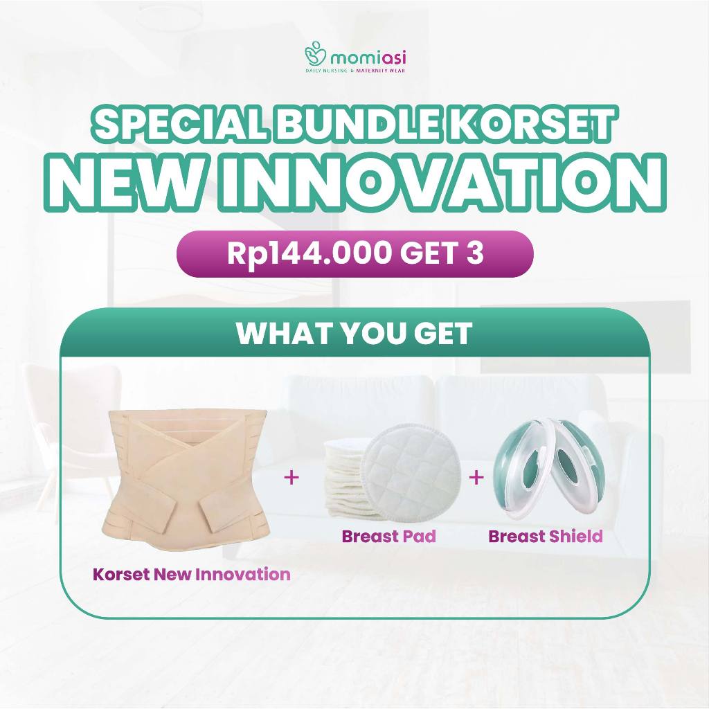 Jual Momiasi - Special Bundle Korset New Inovation - Breast Pad - Breast Shield | Shopee Indonesia