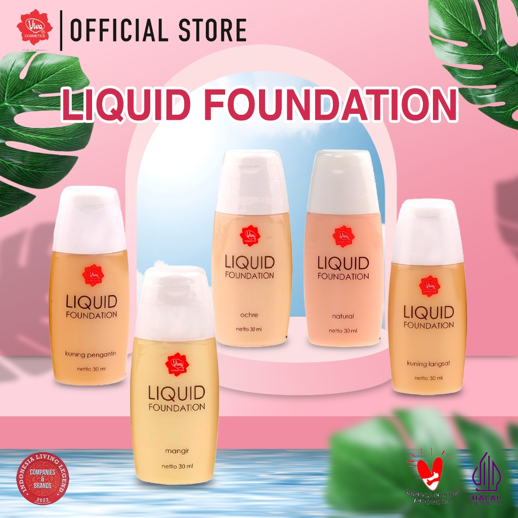 Jual Viva Liquid Foundation 30ml | Shopee Indonesia
