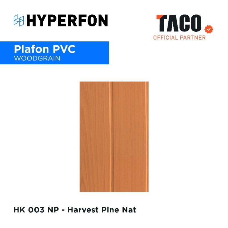 Jual Plafon PVC TACO Doff serat Kayu 8mm - HK003 NP | Shopee Indonesia