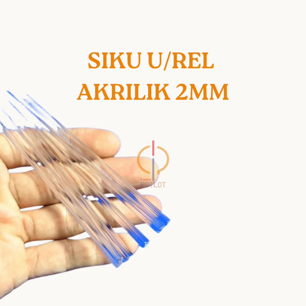 Jual Siku U | Rel Akrilik | Sliding Akrilik 2mm | Shopee Indonesia