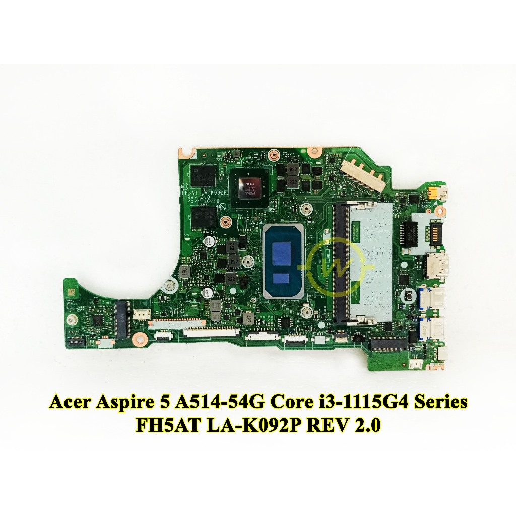 Jual Mainboard Motherboard Acer Aspire 5 A514 A514-54G FH5AT LA-K092P REV 2.0 Series | Shopee ...