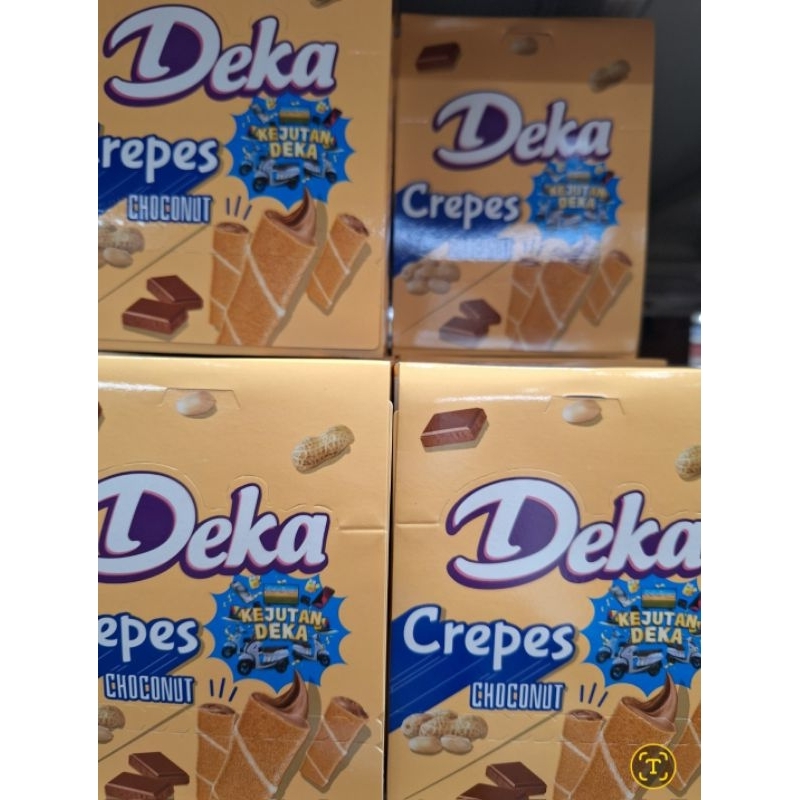 Jual Deka Wafer Crepes ChocoNut | Shopee Indonesia