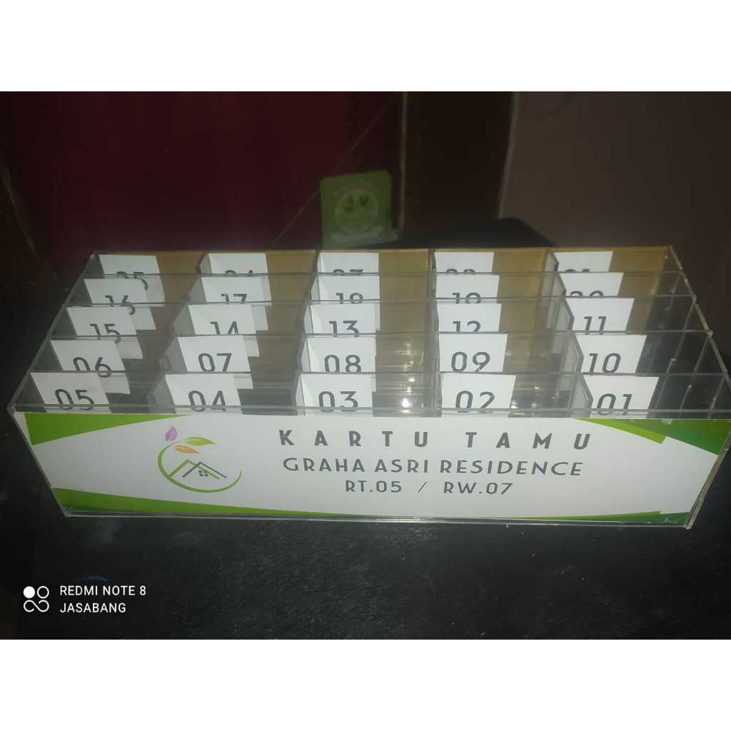 Jual Tempat Kartu Model Taruh Meja isi 48 Kotak | Shopee Indonesia