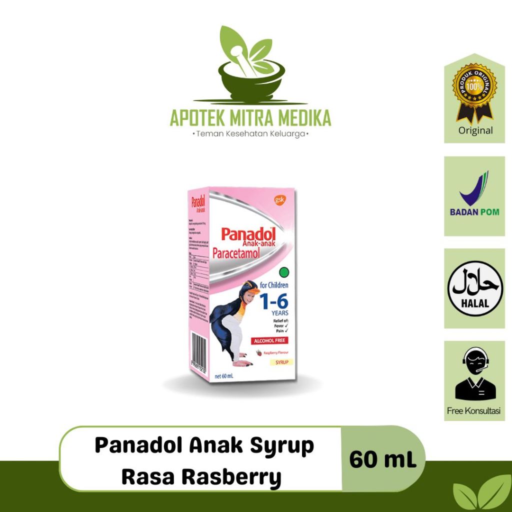 Jual Panadol Anak - Anak Syrup 30 dan 60 ML | Shopee Indonesia